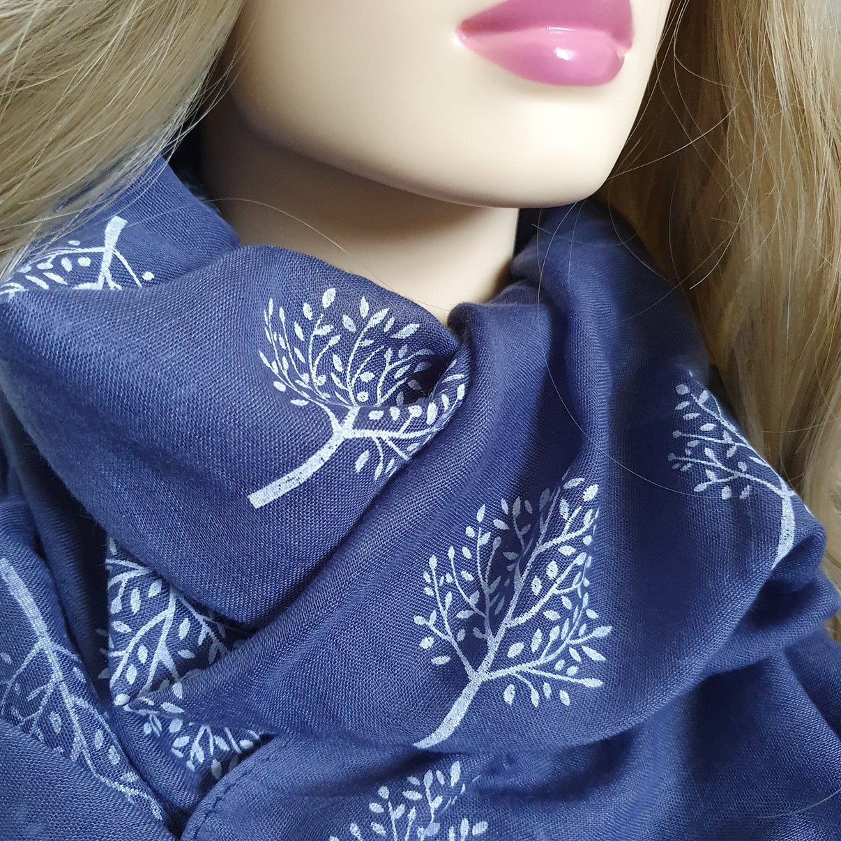 Mulberry Tree Scarf - Denim Blue – Juliet English